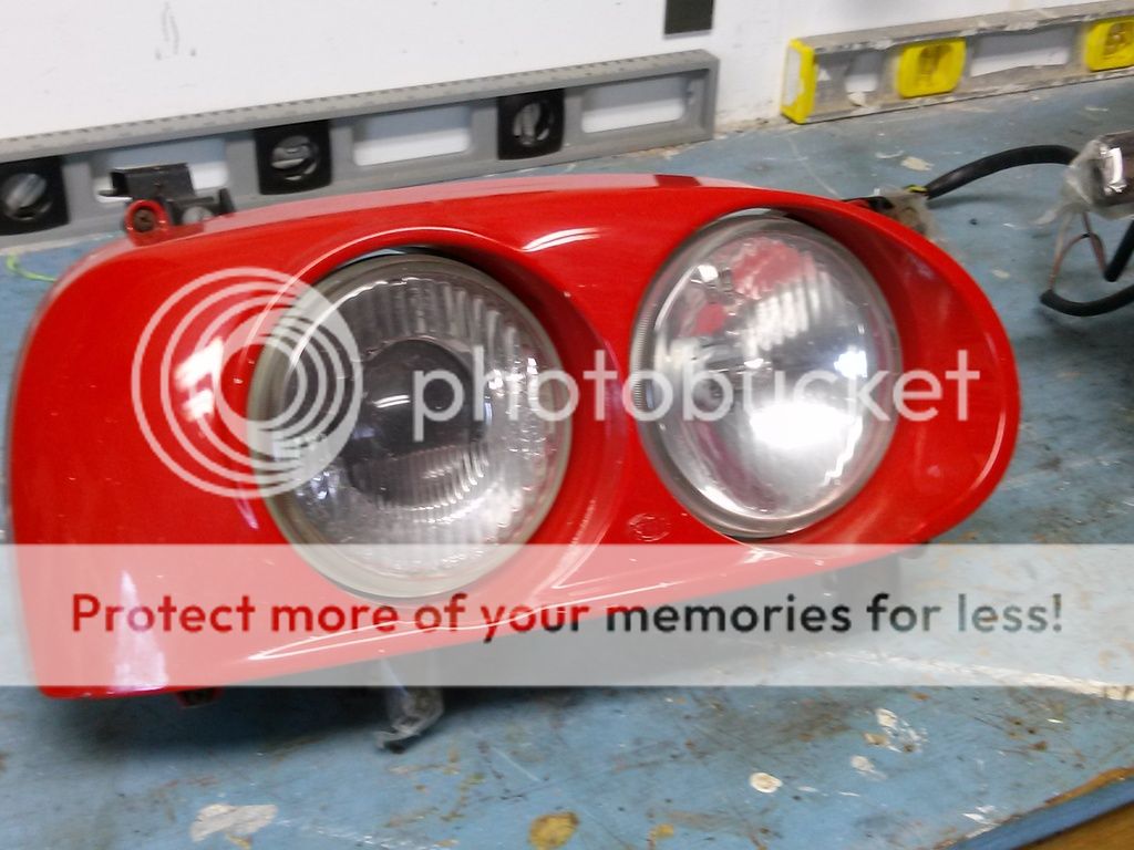 HELLA double round headlight set- very good condition | VW Vortex ...